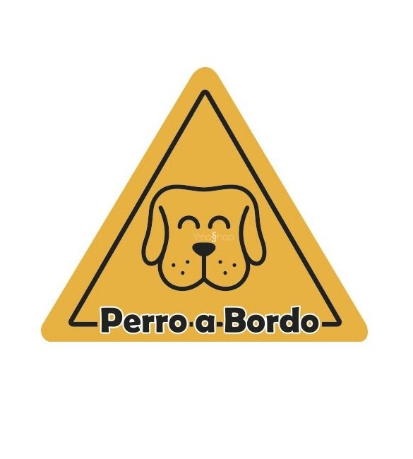 Vinilo Precaución Perro a Bordo
